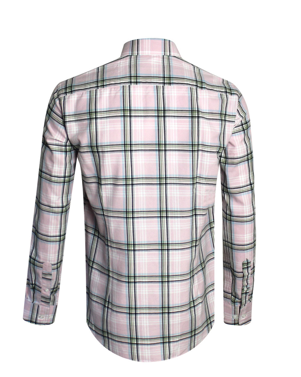Chemise 128 manches longues Otago rugby rose à carreaux homme